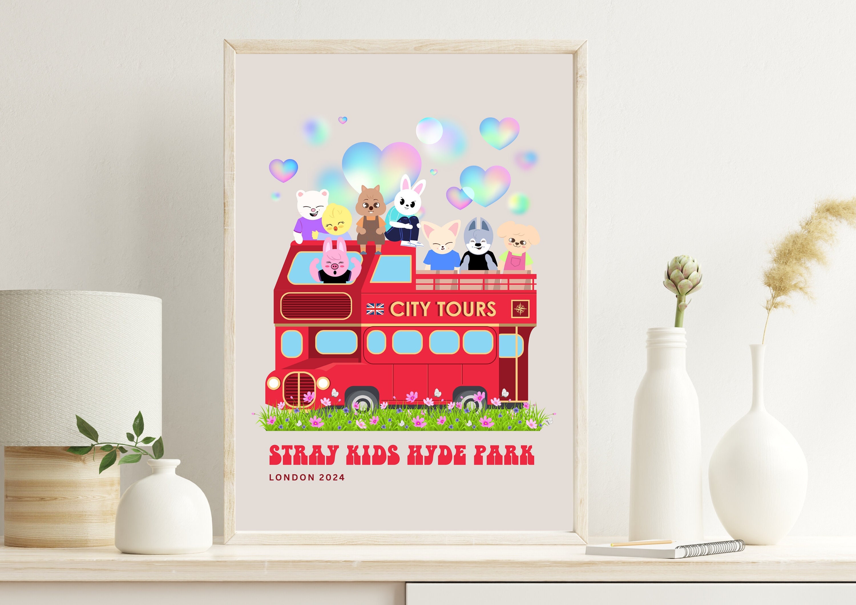 Stray Kids London Bus Print, SKZ Hyde Park Poster (digital Download) - Etsy