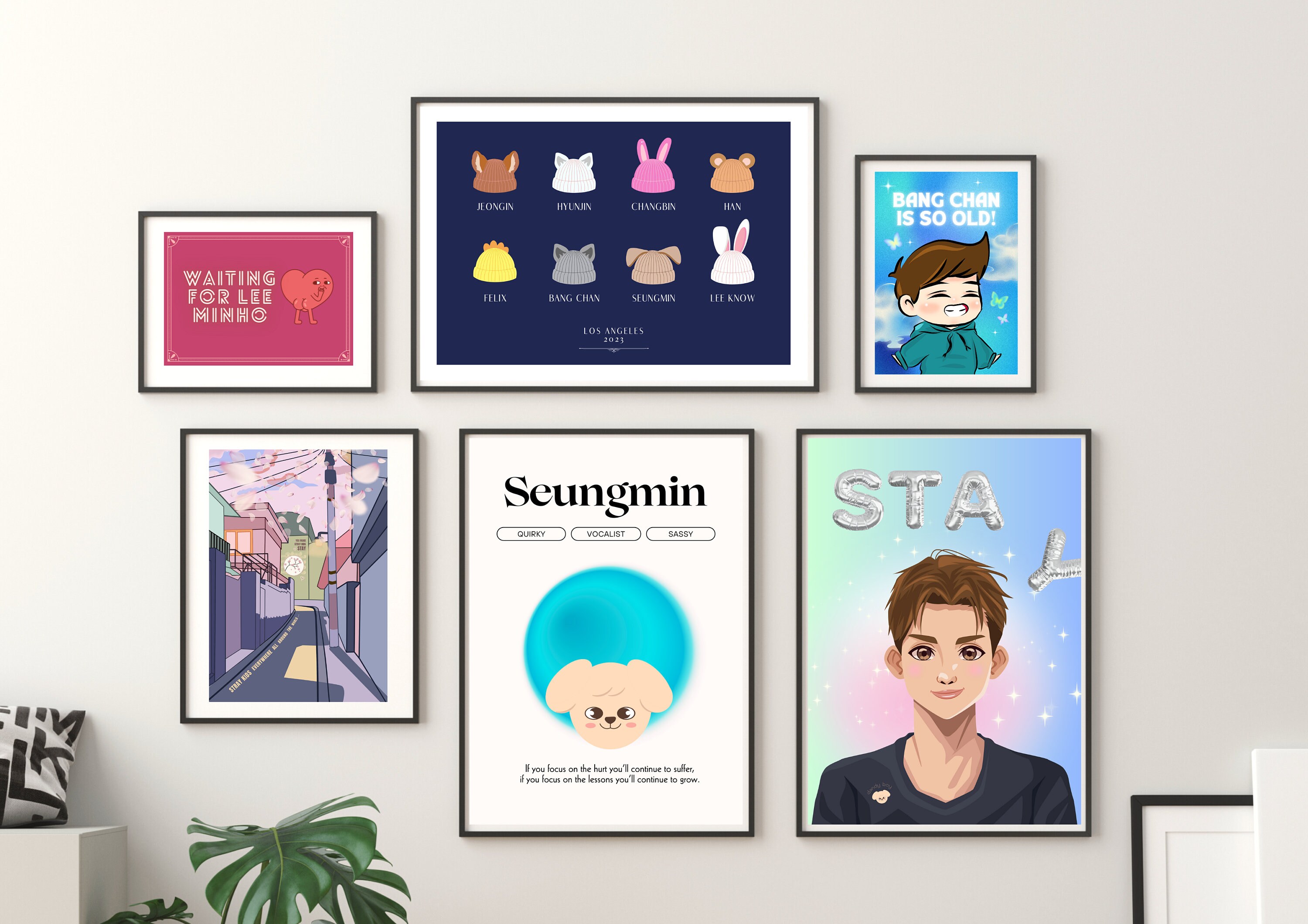 Stray Kids Seungmin Puppym Skzoo Poster Digital Download A4 Size, SKZ ...