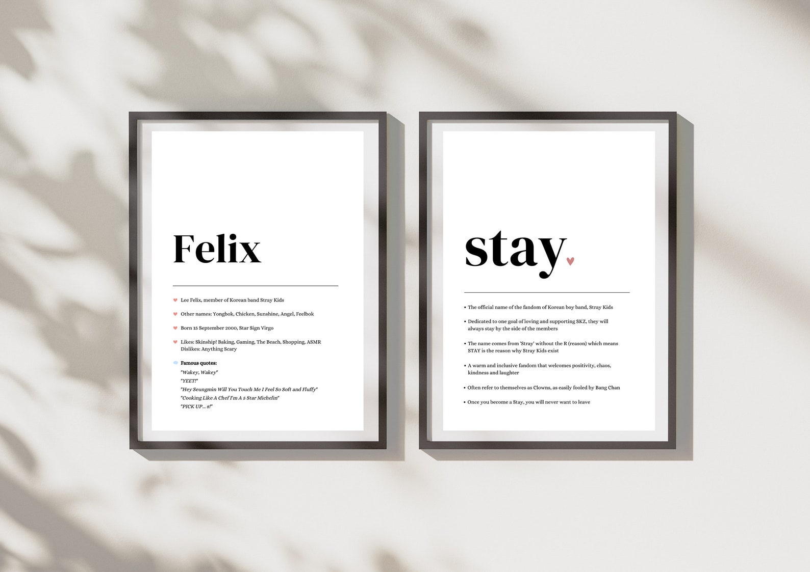 Stray Kids Felix Definition Art Print, SKZ Poster (digital Download) - Etsy