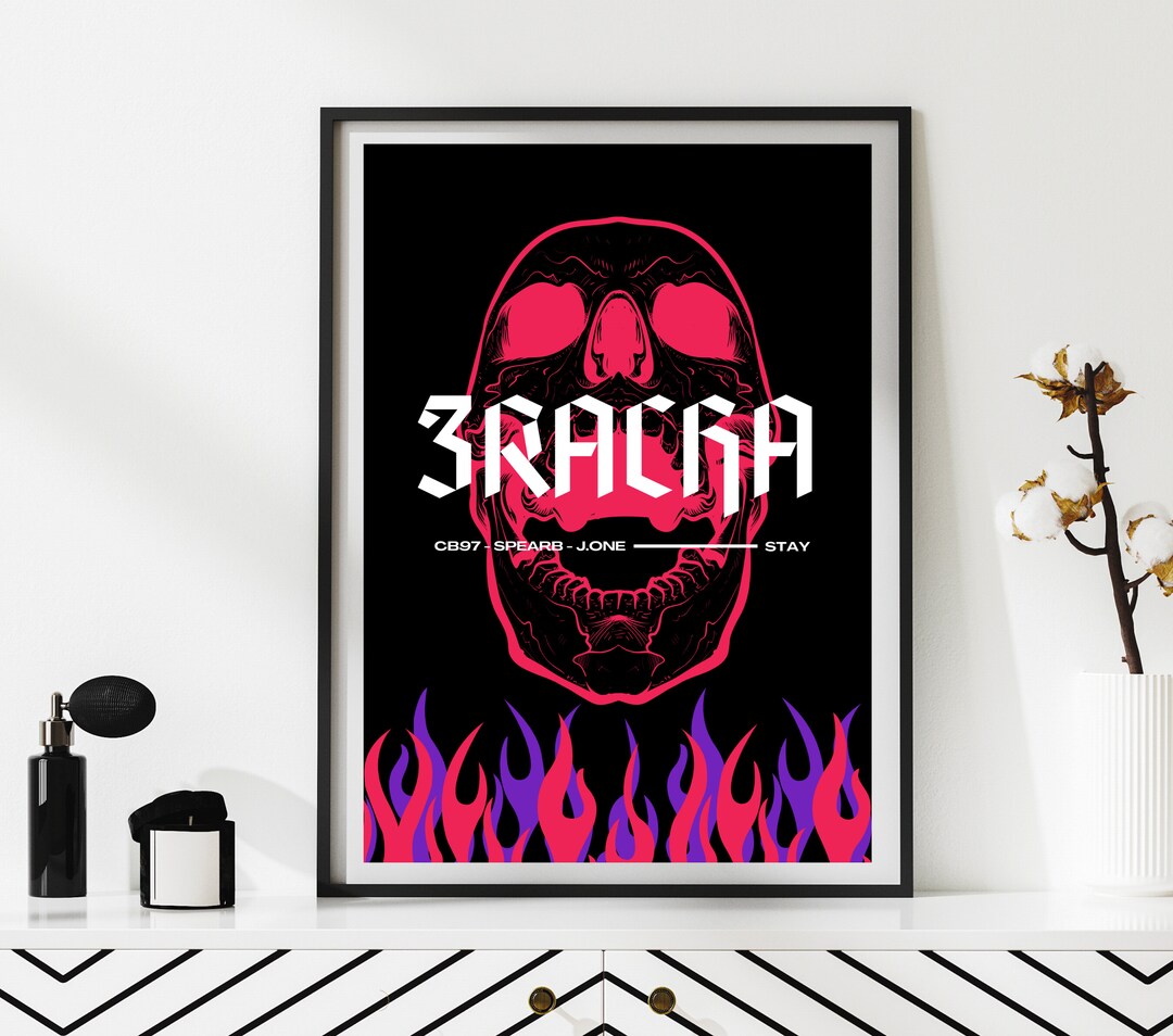 3RACHA Stray Kids Art Print Digital Download, SKZ Poster, A4 and A5 Set ...