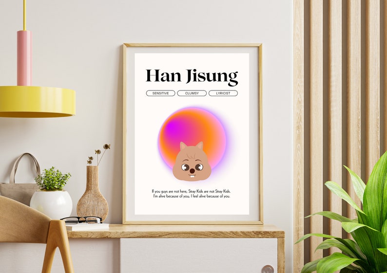 Stray Kids Han Quokka Skzoo Poster Digital Download A4 Size, Han Jisung ...