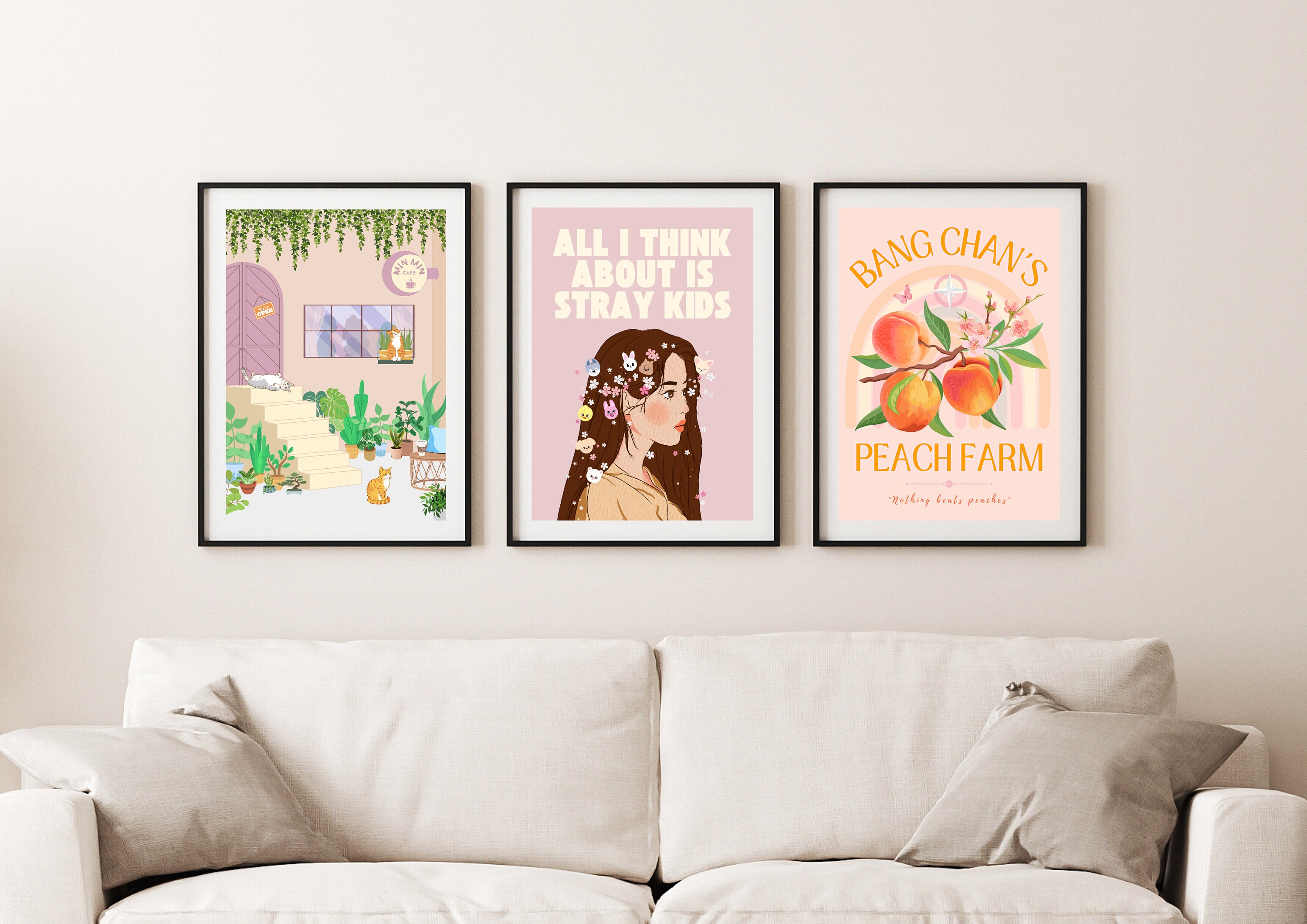 Stray Kids Skzoo Art, Digital Download, SKZ Poster, All I Think About ...