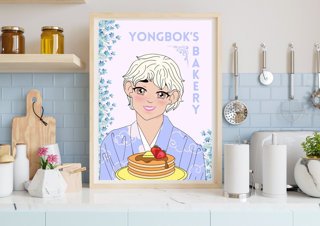 Stray Kids Felix Poster Digital Download, SKZ Yongbok's Bakery Art ...