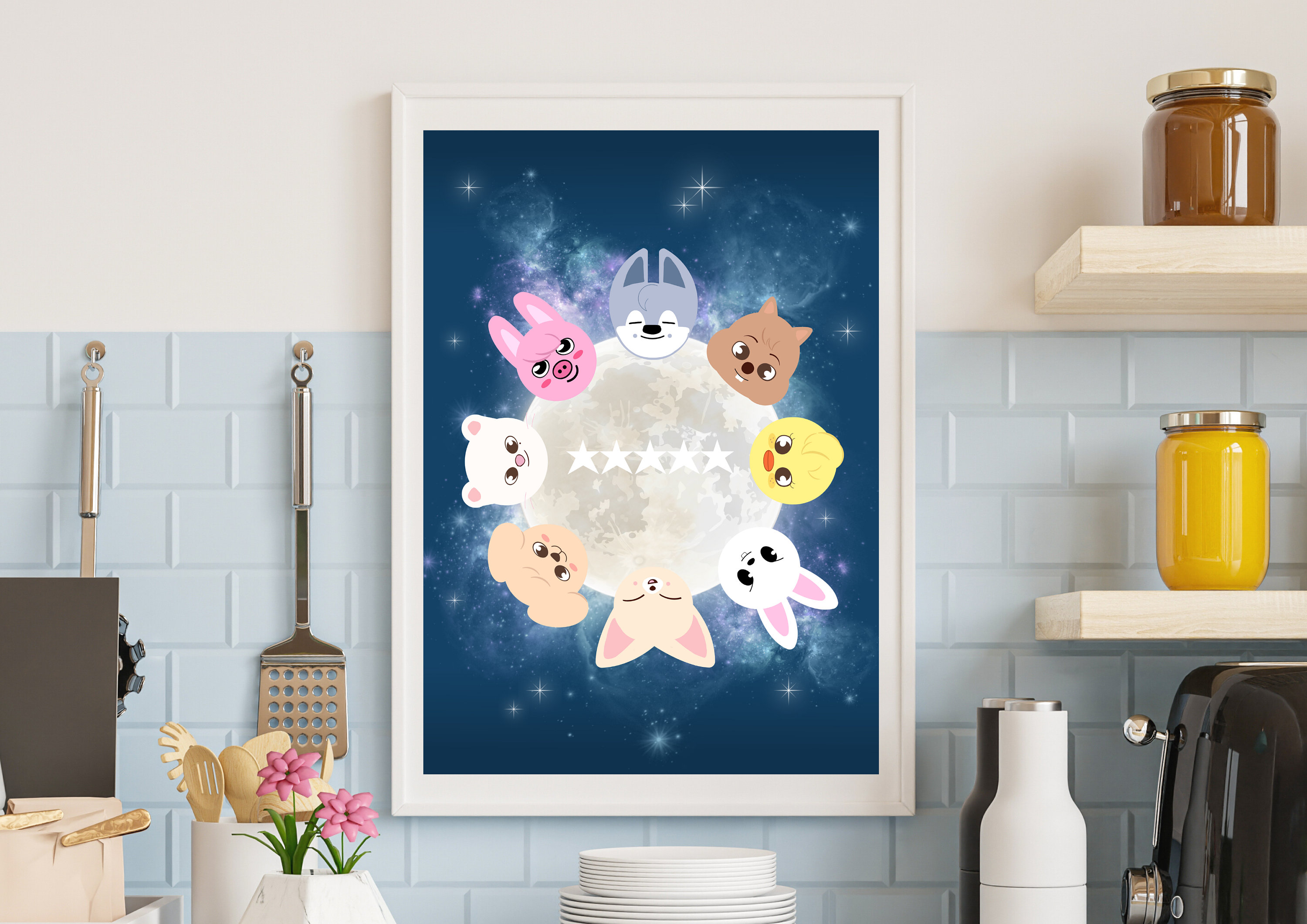 Stray Kids 5-STAR Art, Skzoo Poster, Digital Download, SKZ Music Print ...