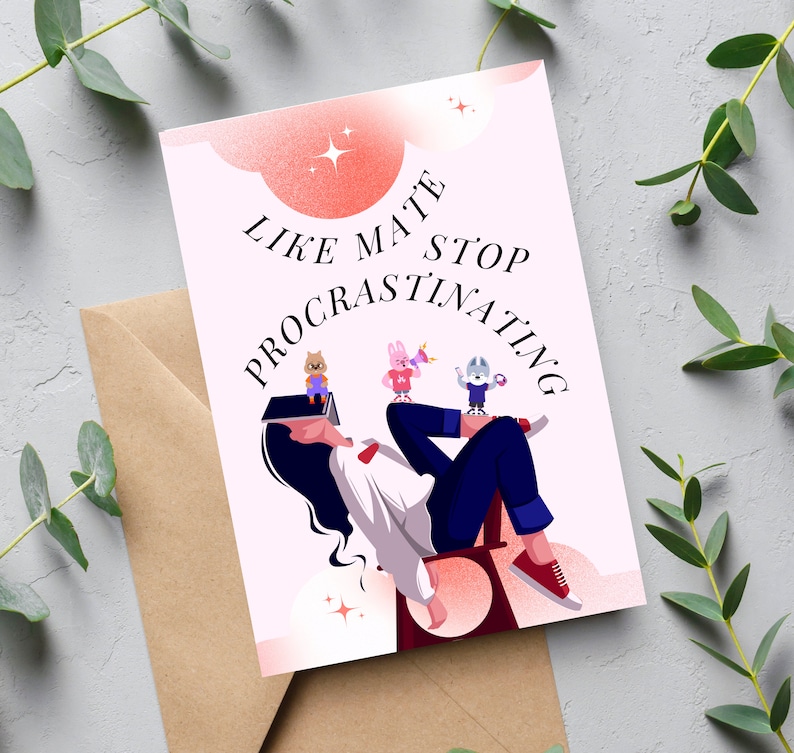 Stray Kids Like Mate Stop Procrastinating Art Print Digital Download ...