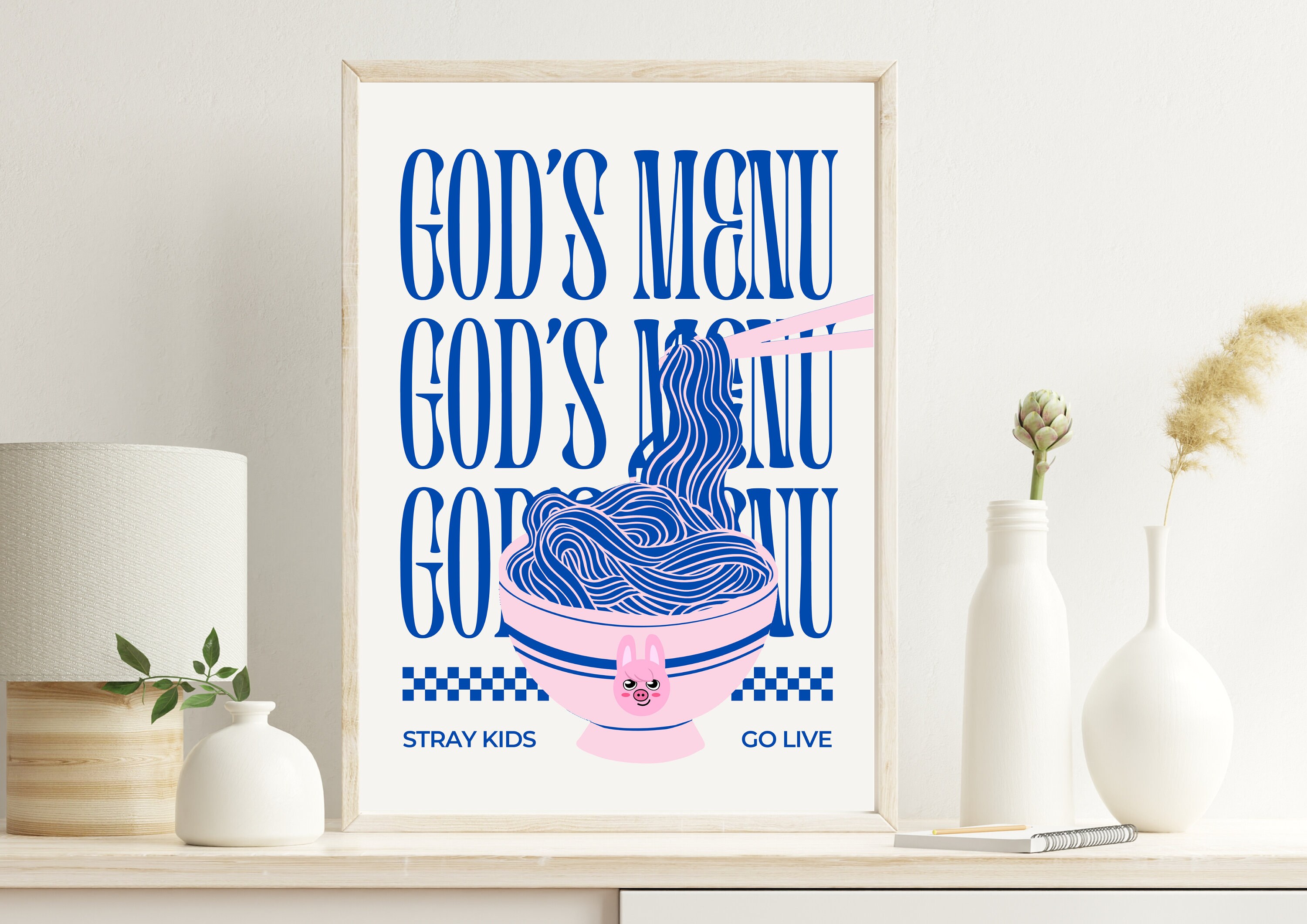 Stray Kids God's Menu Poster Digital Download, SKZ Music Art Print, A5 ...