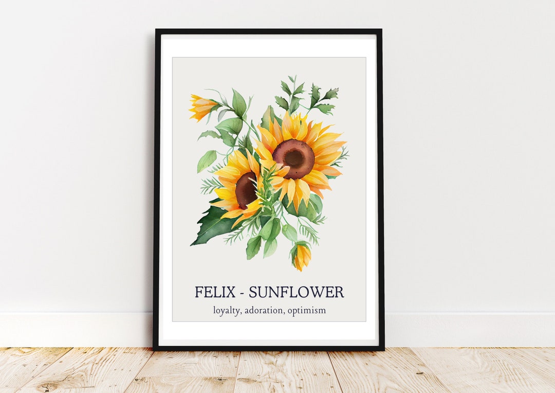 Stray Kids Felix Flower Art Print Digital Download, SKZ as Flower Types ...