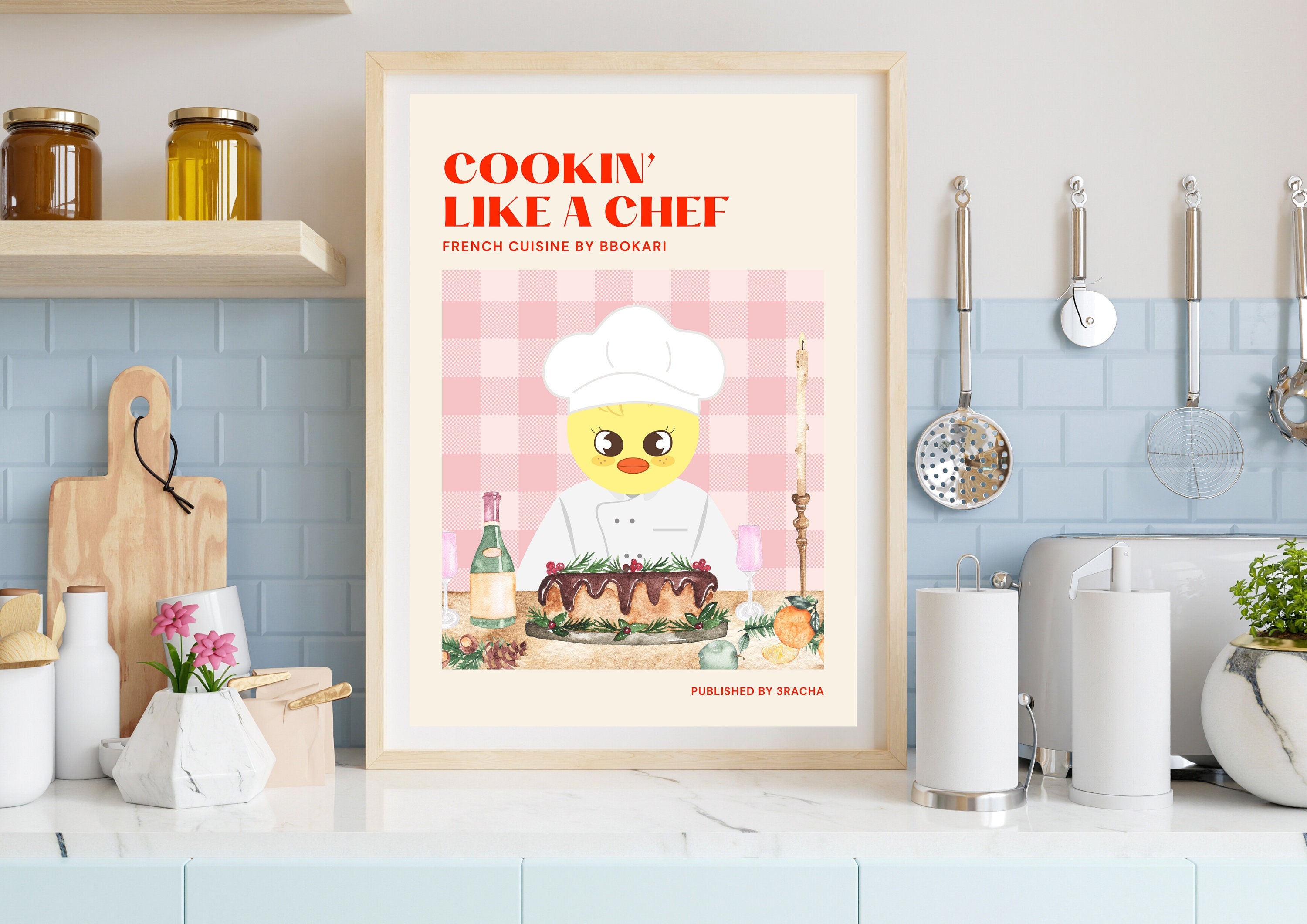 Stray Kids God's Menu Cookin Like A Chef Art Print Digital Download ...