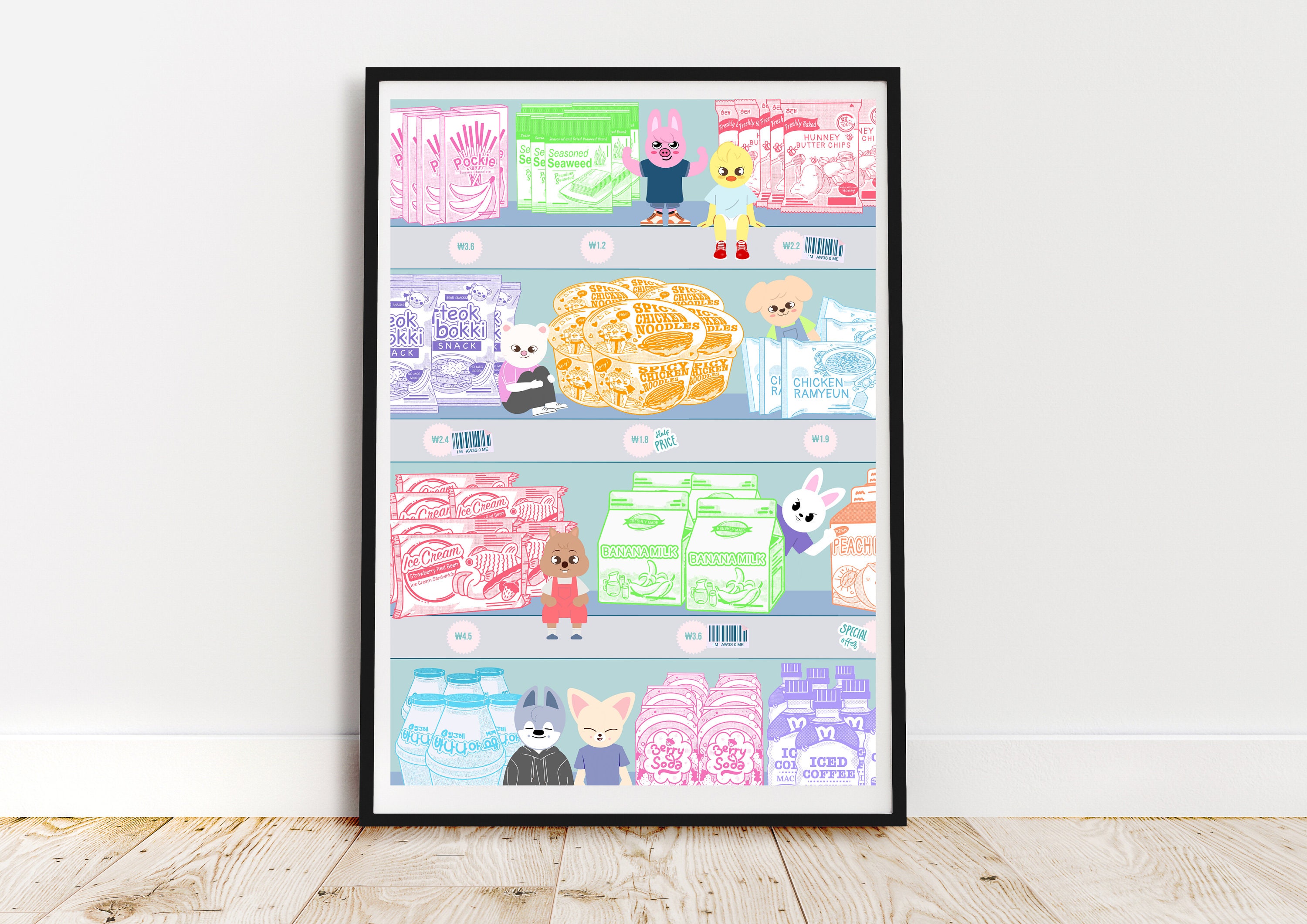 Stray Kids Art, Skzoo at the Korean Convenience Store, Digital Download ...