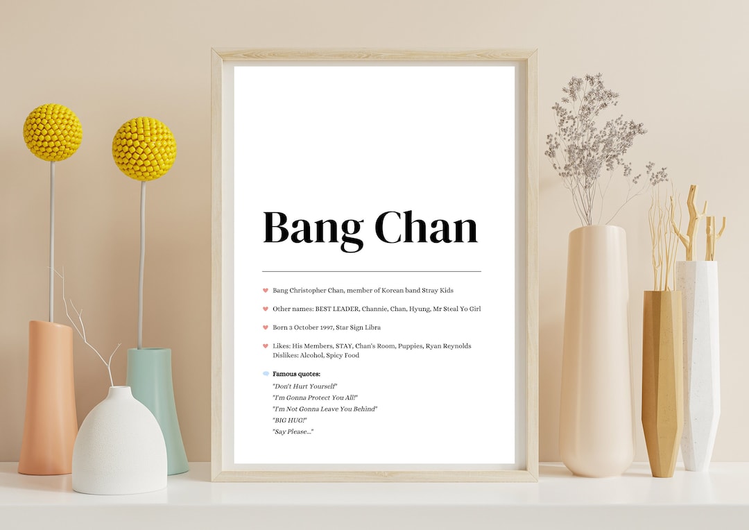 Stray Kids Bang Chan Art, Bang Chan Definition, Digital Download, SKZ ...