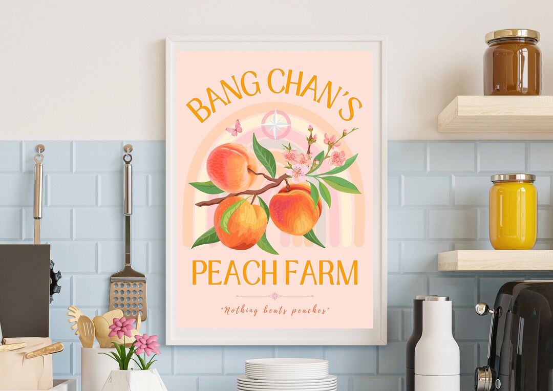 SKZ Bang Chan Peaches Art, Digital Download, Stray Kids Bang Chan ...