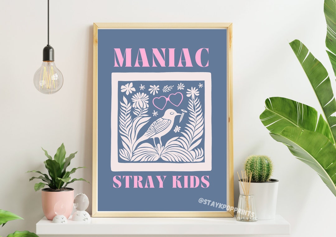 Stray Kids Maniac Art Print Digital Download, SKZ Oddinary Poster, Kpop ...