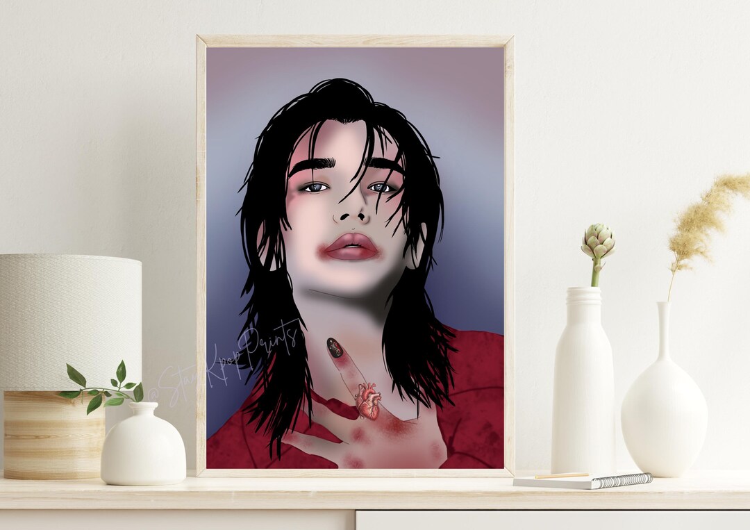 Hyunjin Vampire, Stray Kids Print Digital Download, SKZ Fan Art - Etsy