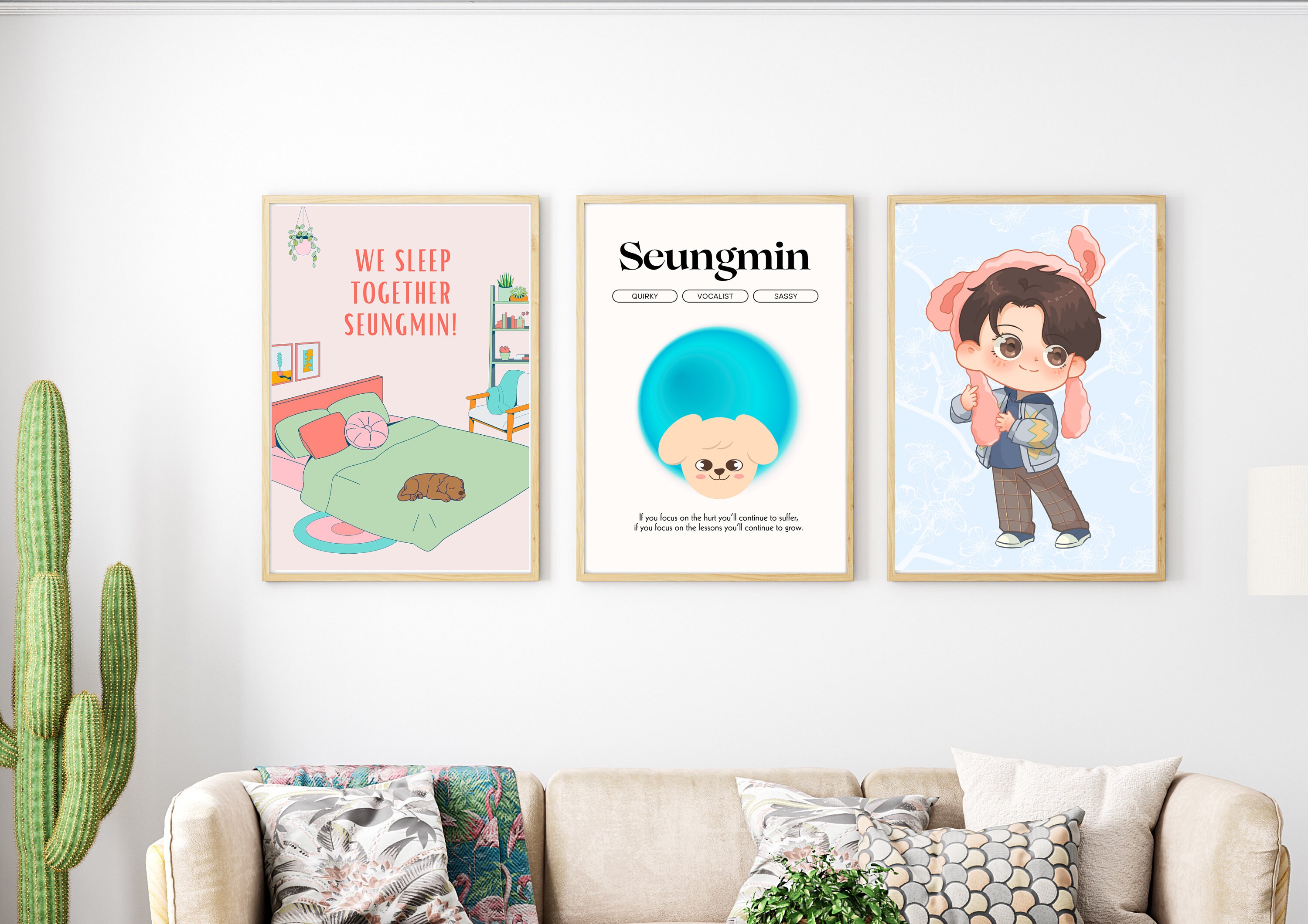 Stray Kids Seungmin Puppym Skzoo Poster Digital Download A4 Size, SKZ ...