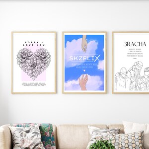 Stray Kids SKZFLIX Poster Digital Download, SKZ Wall Art Print, Anime ...