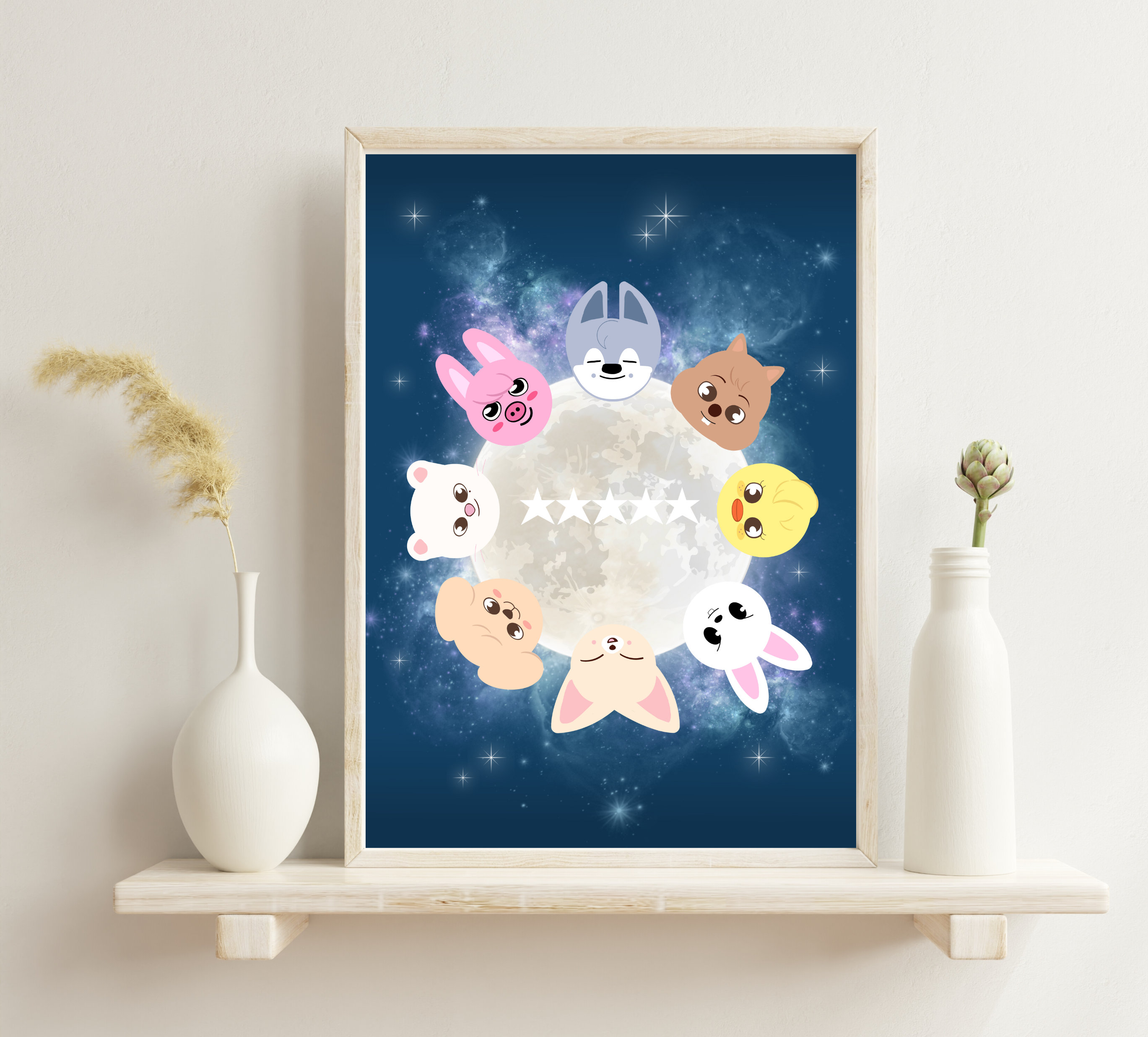 Stray Kids 5-STAR Art, Skzoo Poster, Digital Download, SKZ Music Print ...