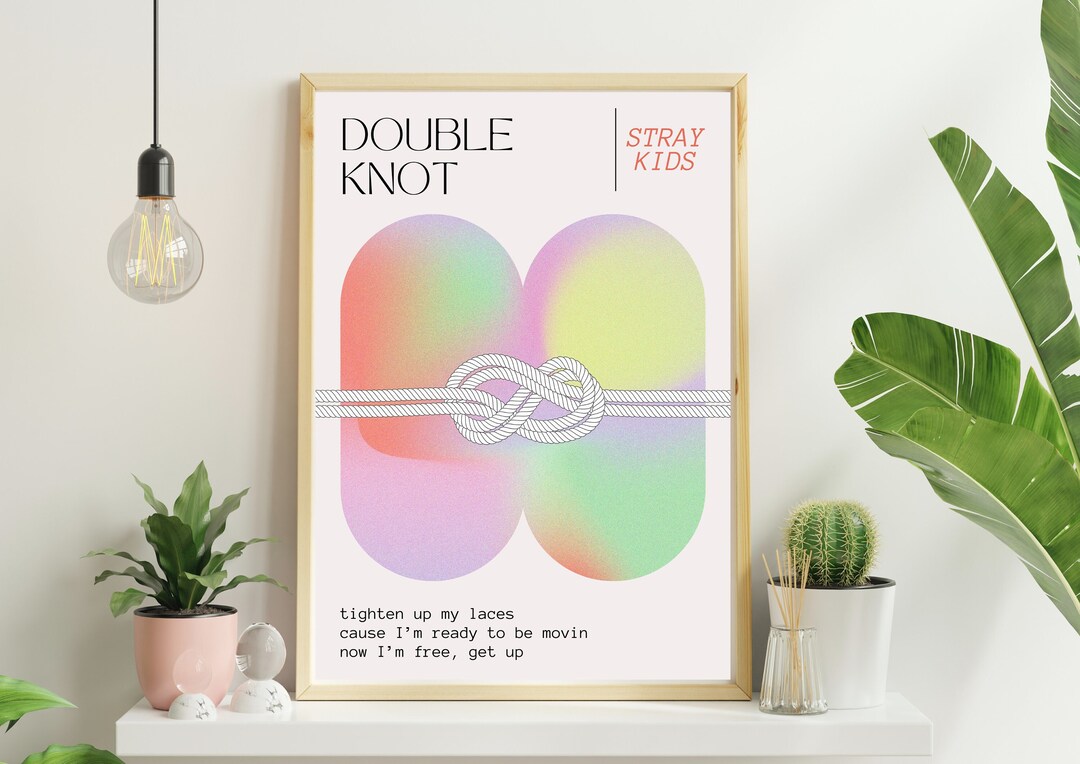 Stray Kids Double Knot Art Digital Download SKZ Music Poster, A4 and A5 ...