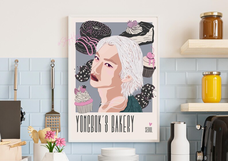 Stray Kids Felix Art Print (digital Download) SKZ Yongbok's Bakery ...