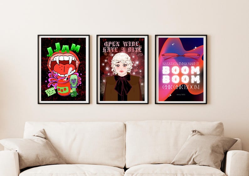 Stray Kids JJAM Art Print Digital Download, SKZ ATE Poster, A4 and A5 ...