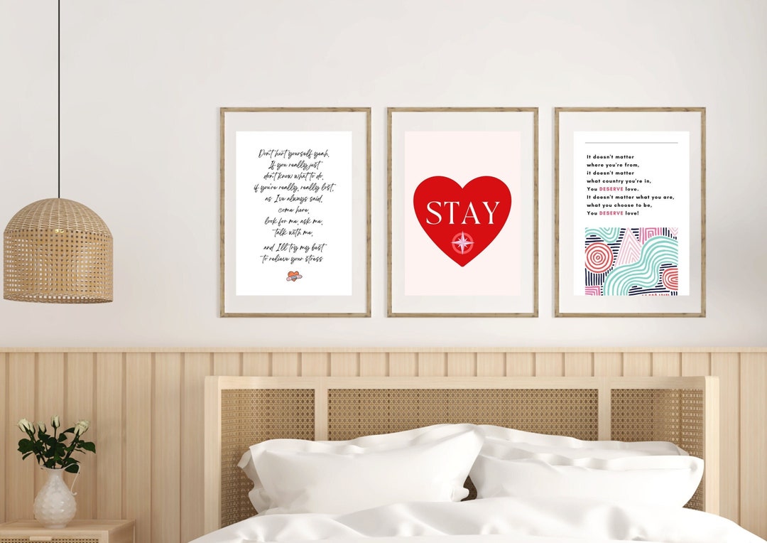 Stray Kids 3 Poster Set Digital Download, SKZ Bang Chan Quote Art, A4 ...