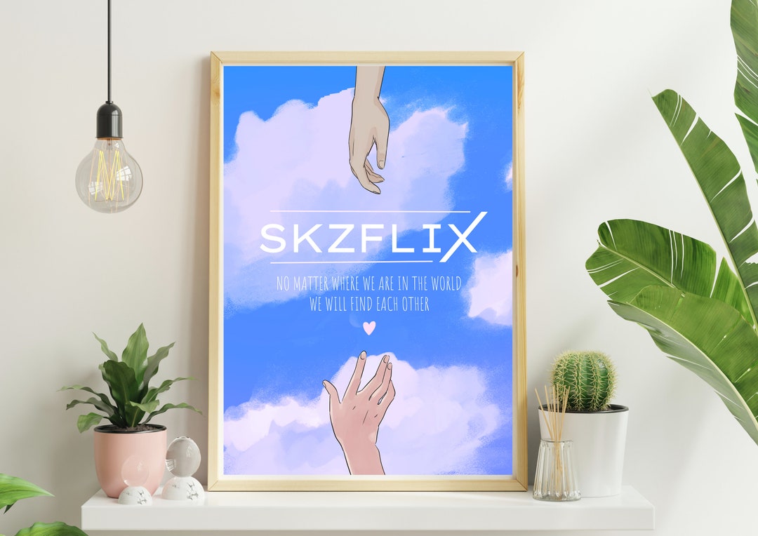 Stray Kids SKZFLIX Poster Digital Download, SKZ Wall Art Print, Anime ...