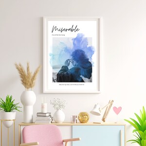 Han Jisung Miserable Art Stray Kids Digital Download, SKZ Song Poster ...