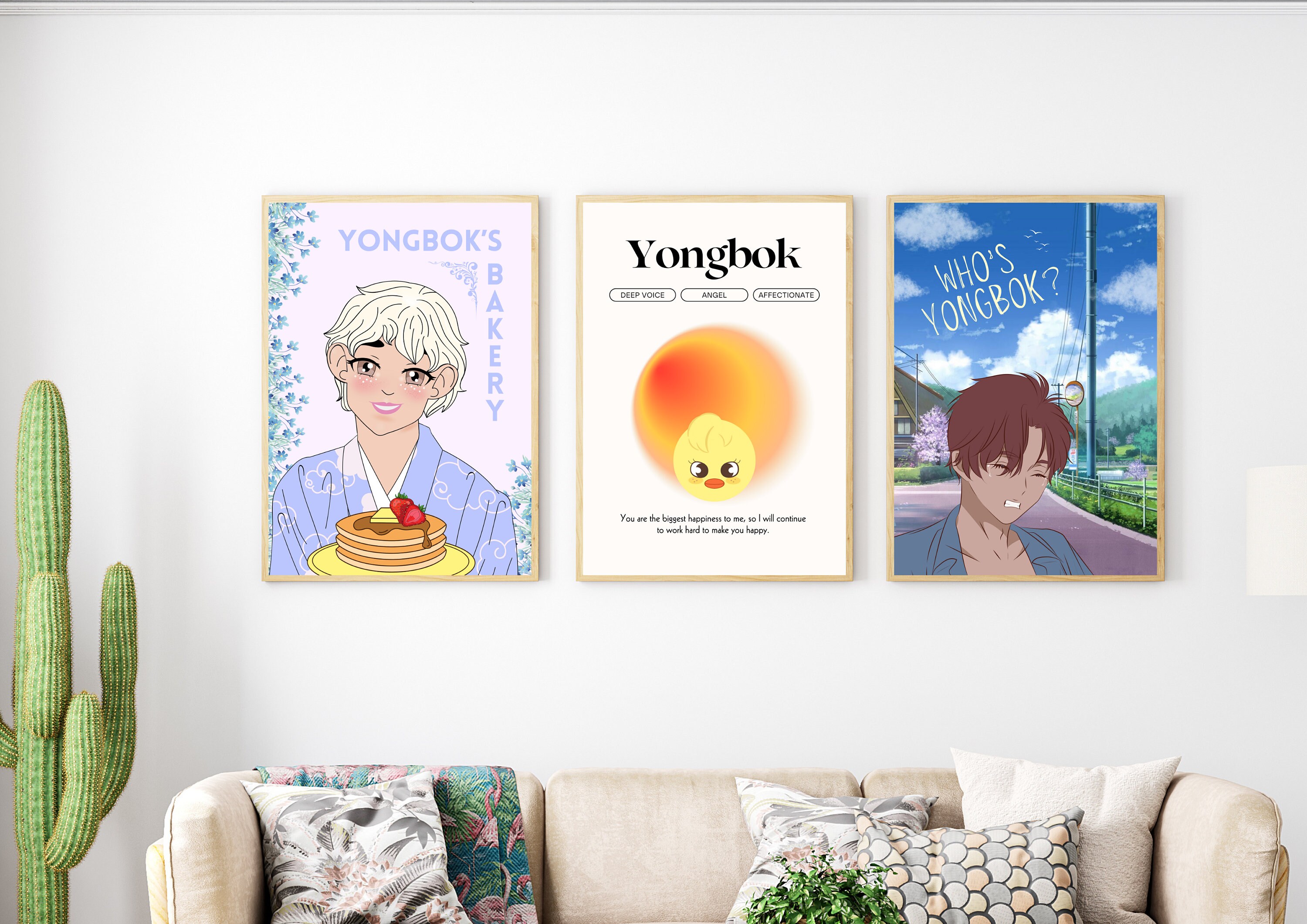 Stray Kids Felix Poster Digital Download, SKZ Yongbok's Bakery Art ...