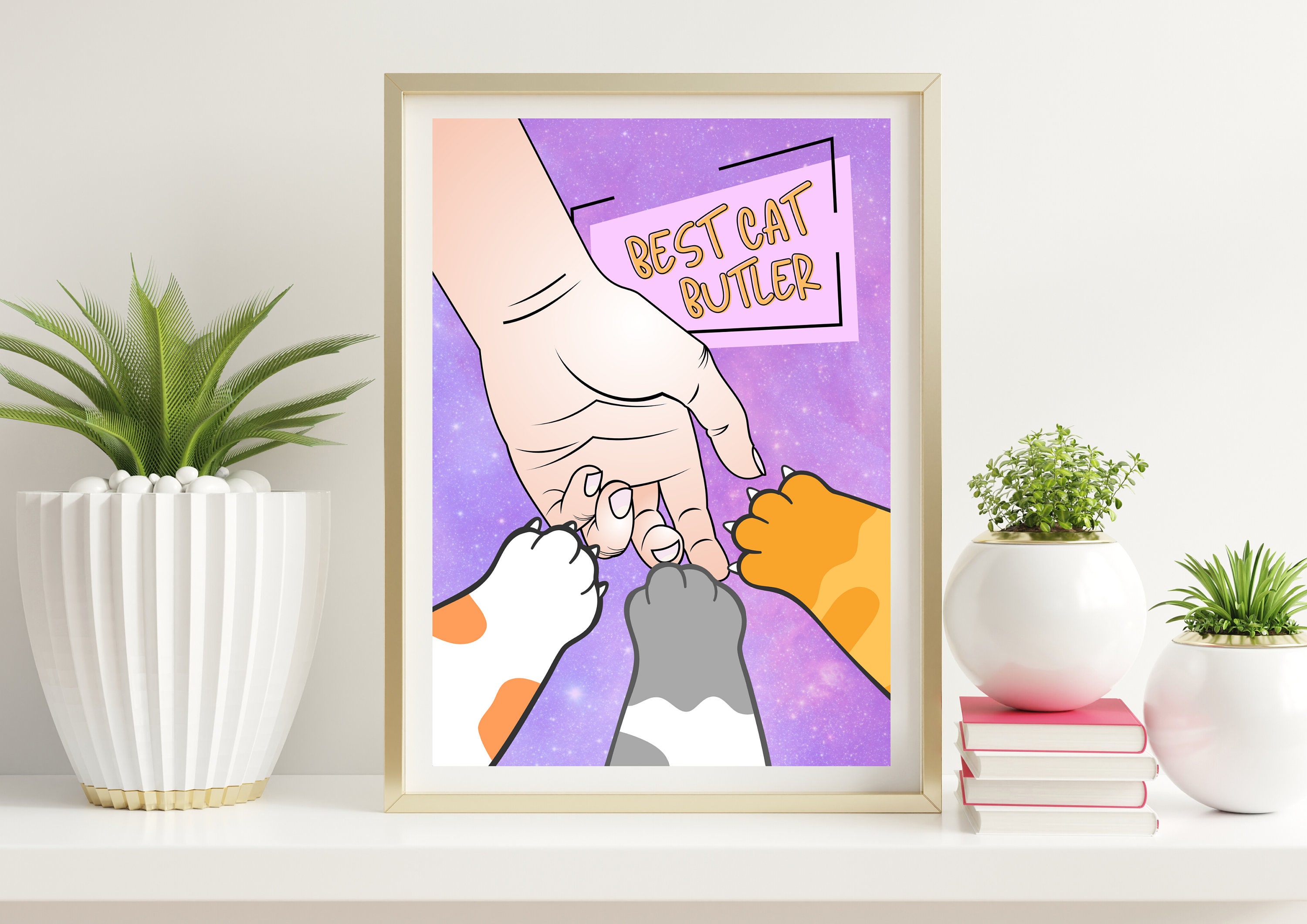 Stray Kids Lee Know Cat Butler Art Print Digital Download SKZ - Etsy
