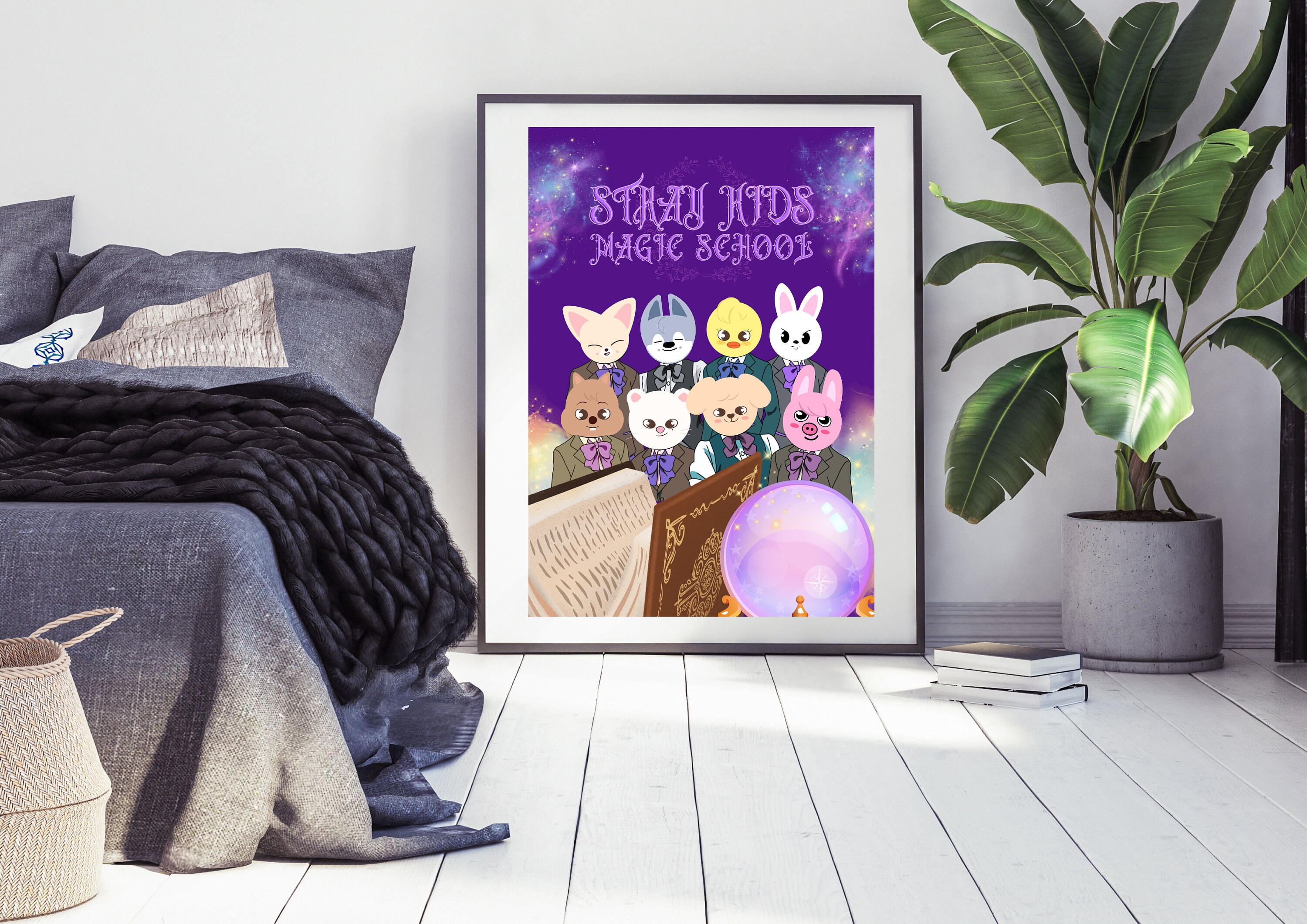 SKZ Magic School Stray Kids Art Digital Download, Skzoo Poster, Digital ...