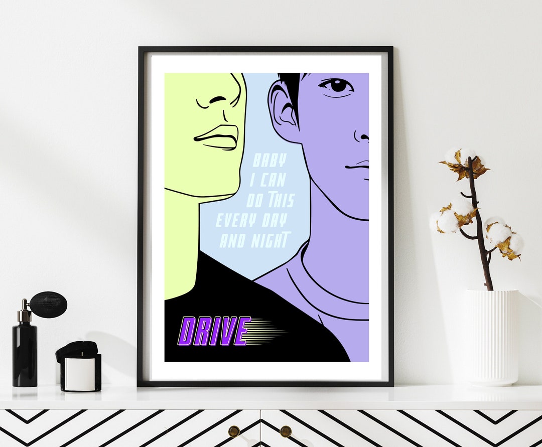 Bang Chan and Lee Know Drive Poster, Stray Kids Digital Download Art ...