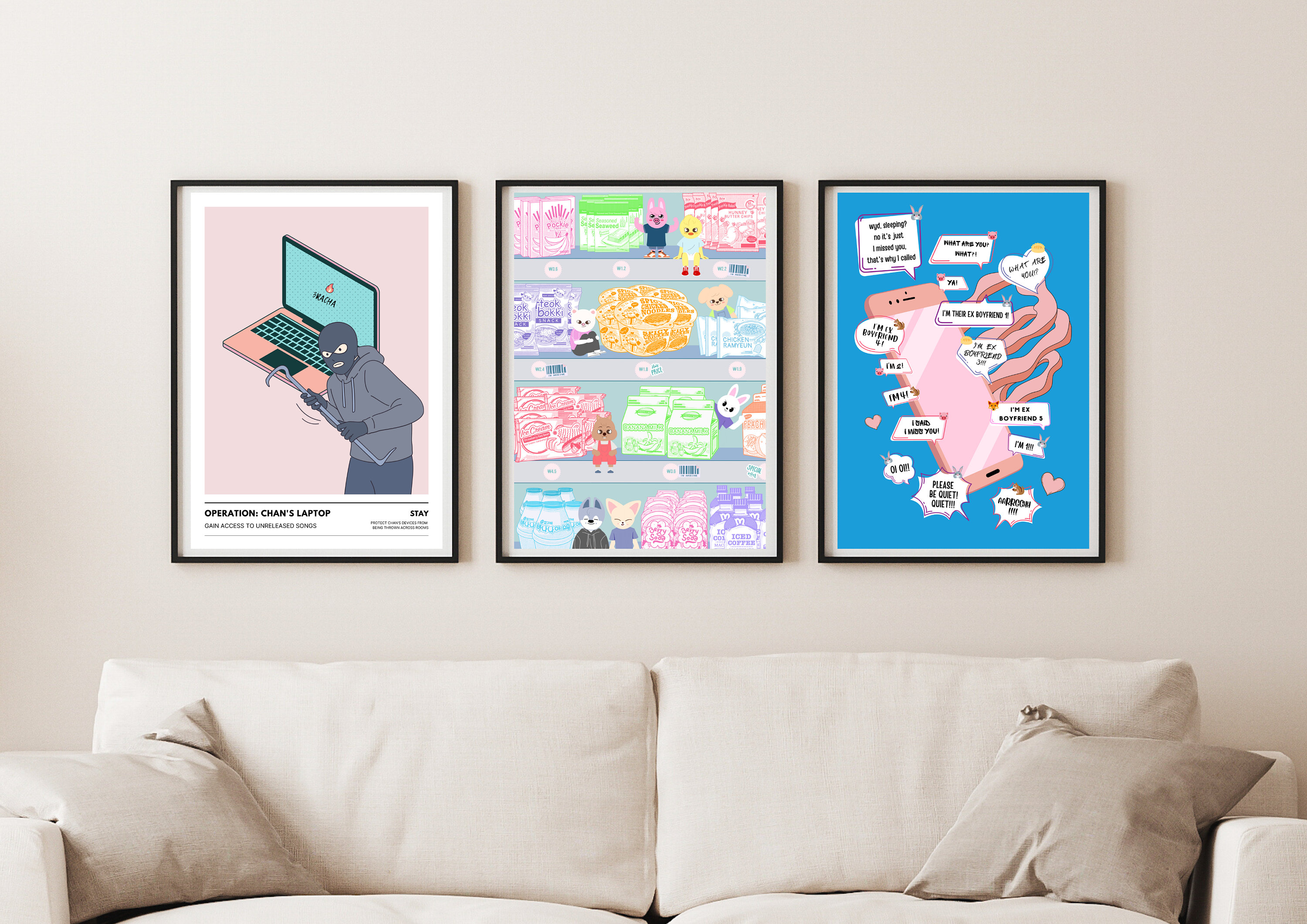 Stray Kids Art, Skzoo at the Korean Convenience Store, Digital Download ...