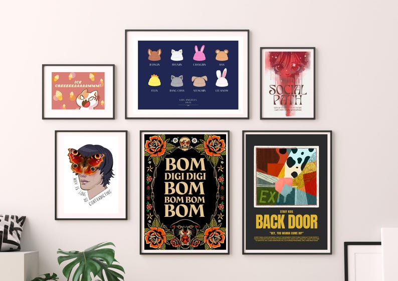 Stray Kids Topline Art Print Digital Download, SKZ 5 Star Poster, A4 ...