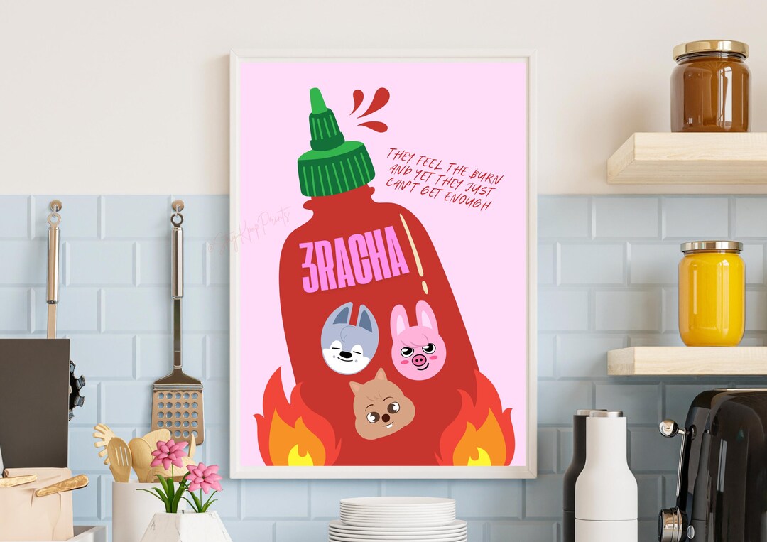 Stray Kids 3RACHA Art Print Digital Download, Skzoo, SKZ Poster, A4 and ...