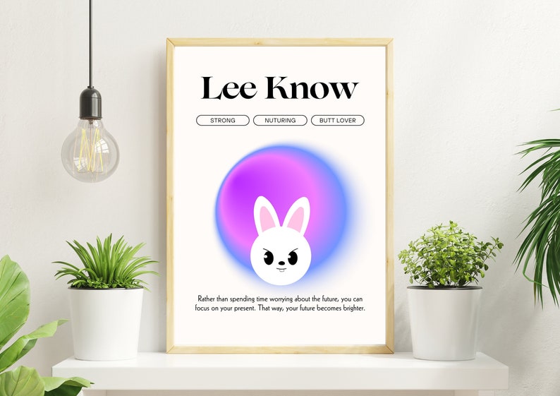 Stray Kids Lee Know Skzoo Leebit Poster Digital Download A4 - Etsy UK