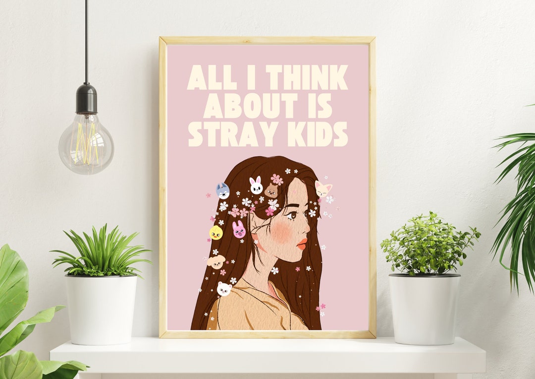 Stray Kids Skzoo Art, Digital Download, SKZ Poster, All I Think About ...