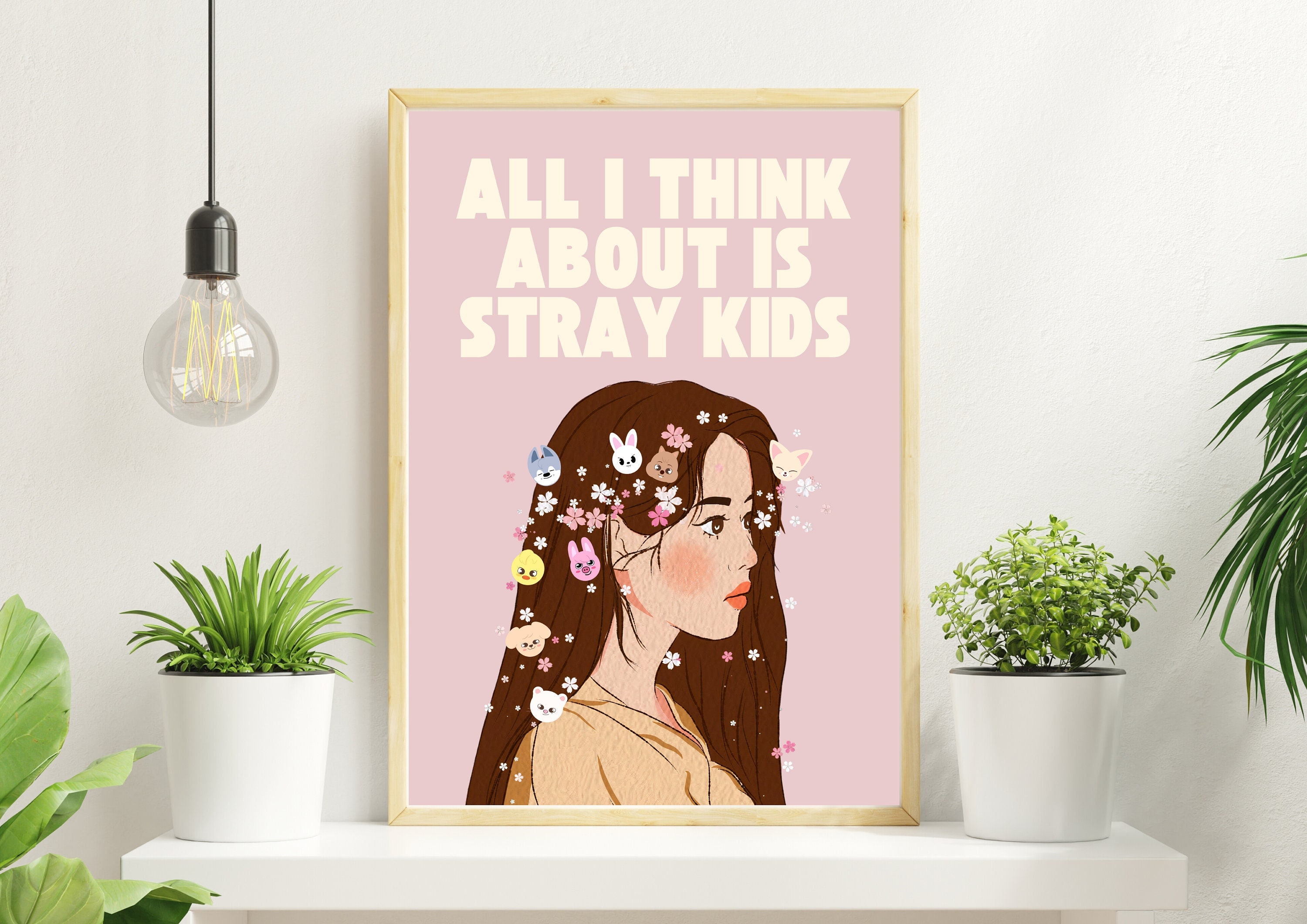 Stray Kids Skzoo Art, Digital Download, SKZ Poster, All I Think About ...