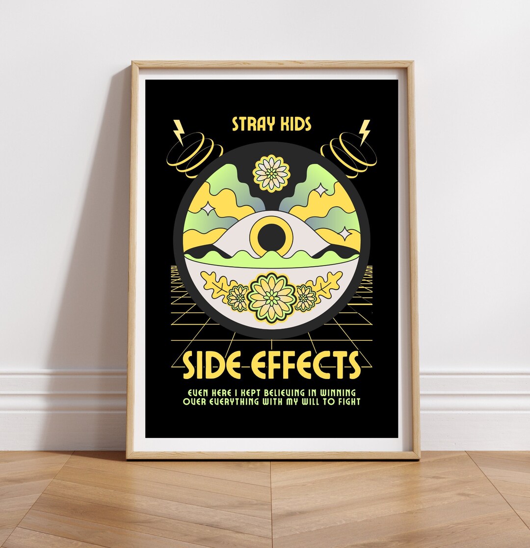 Stray Kids Side Effects Art Print Digital Download, SKZ Music Poster ...