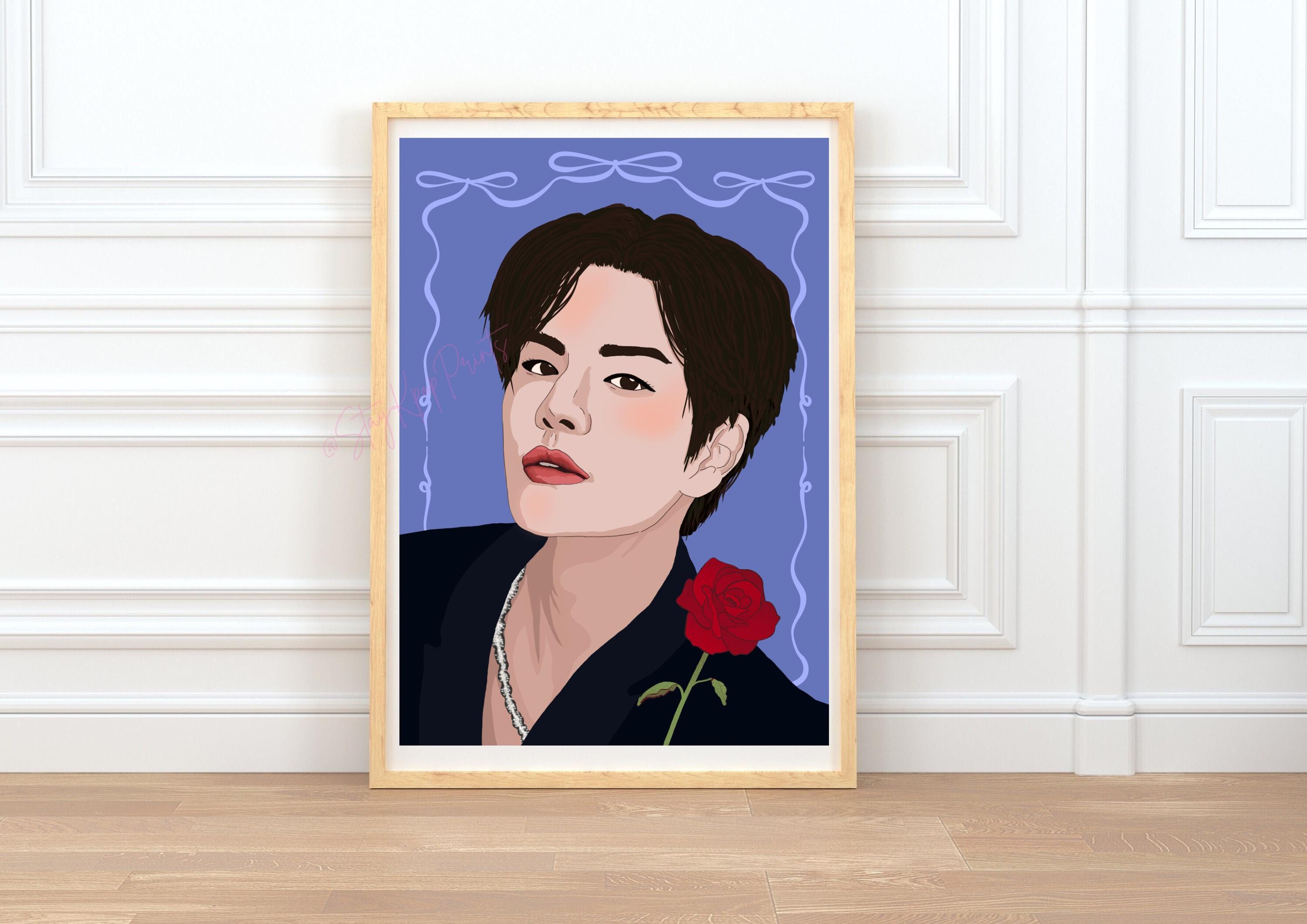Stray Kids Seungmin Portrait Art Print: Kpop Decor (digital Download ...