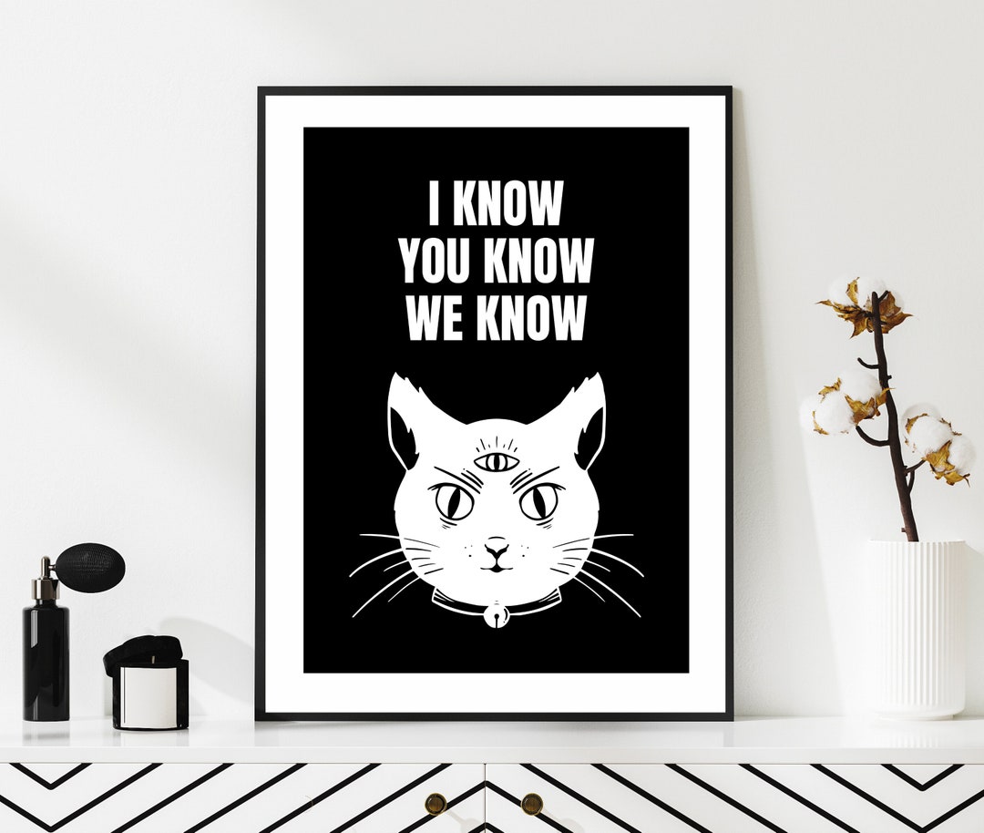 Stray Kids Lee Know Cat Art Print, SKZ Meme Poster (digital Download ...