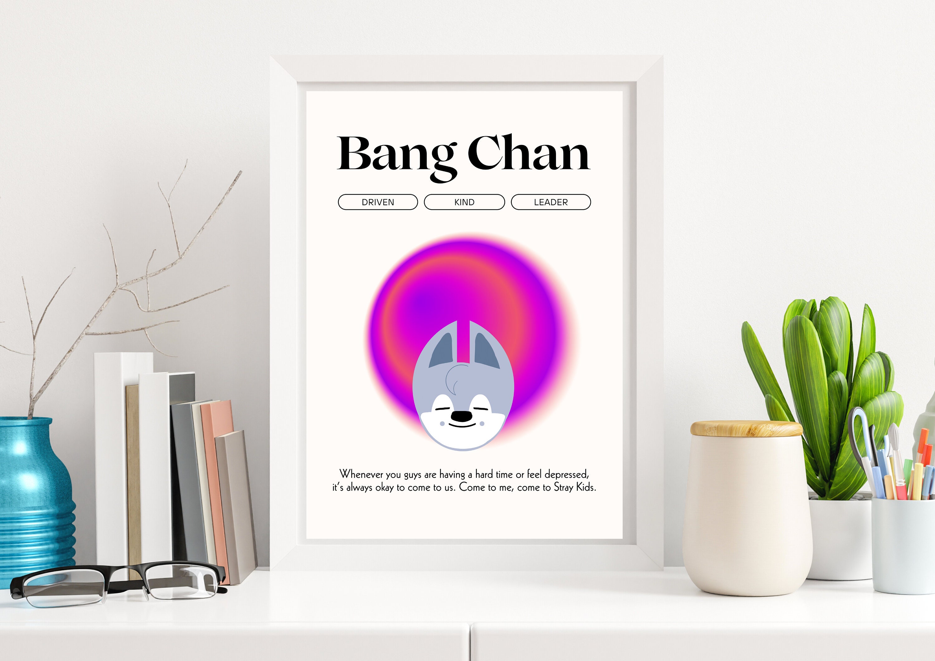 Stray Kids Wolf Chan Skzoo Poster Digital Download A4 Size, SKZ Bang ...