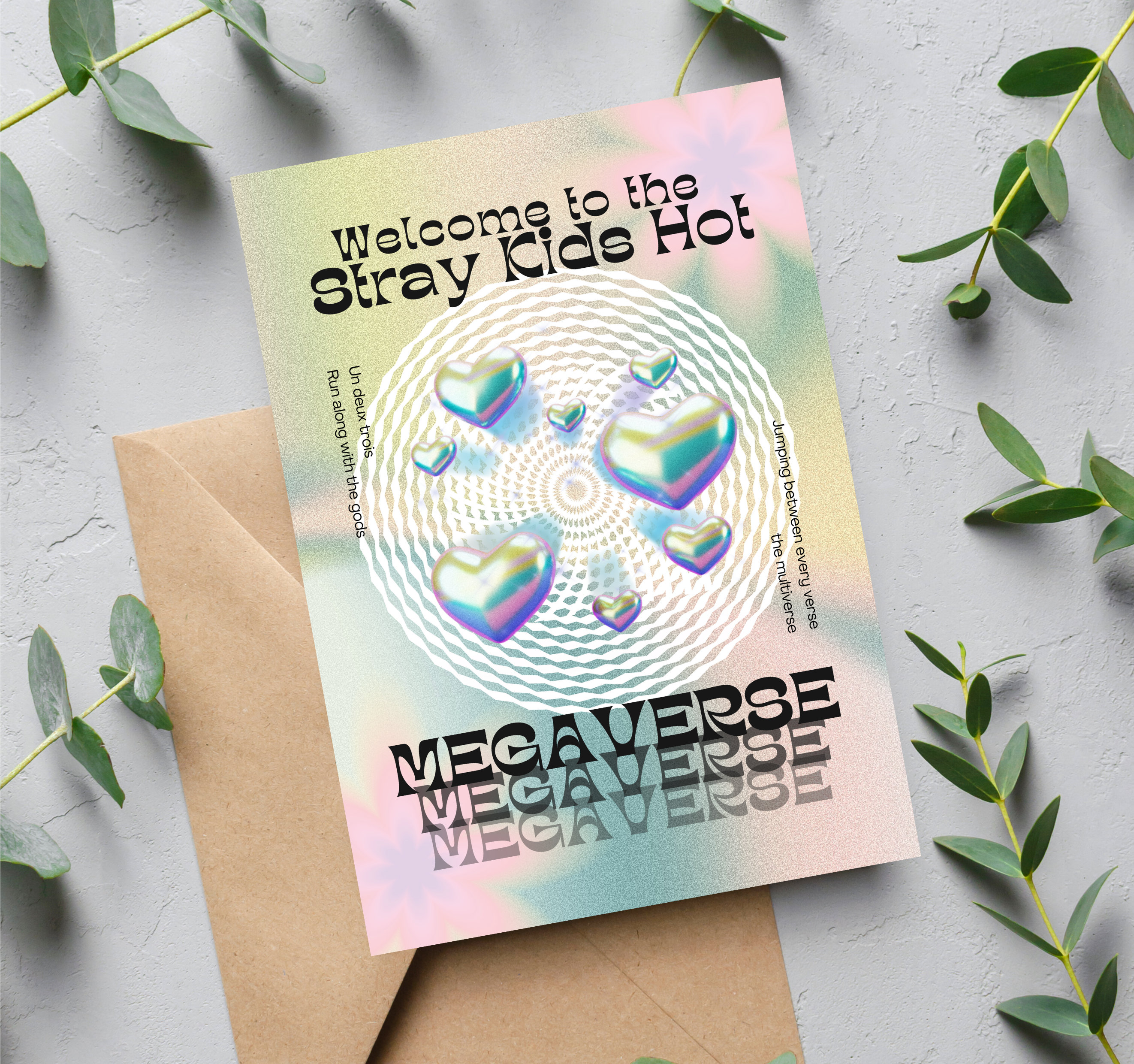 Stray Kids MEGAVERSE Art Print Digital Download, SKZ Rock Star Poster ...