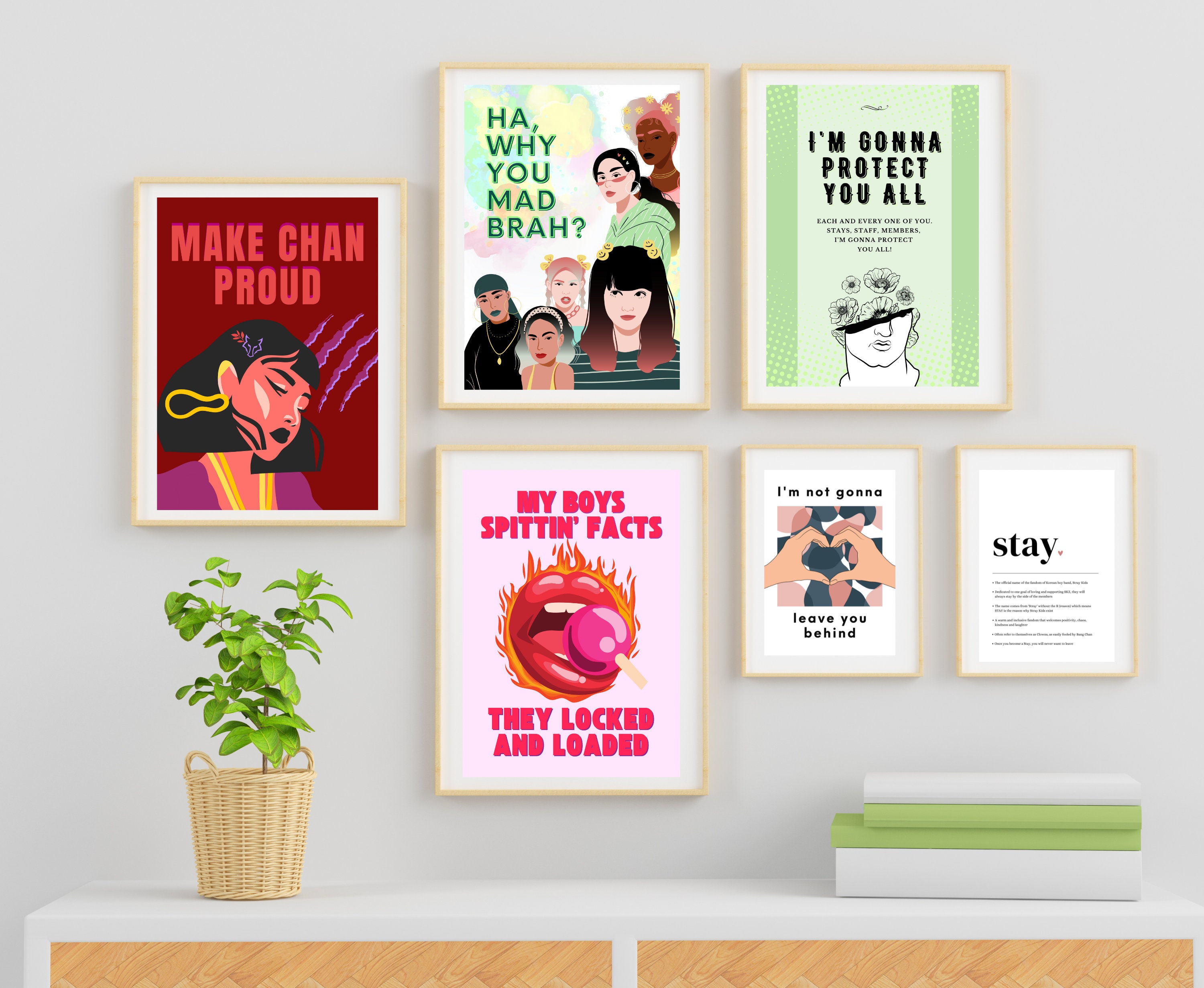 STAY Stray Kids Art Print, SKZ Poster, Digital Download, 3RACHA Why You ...