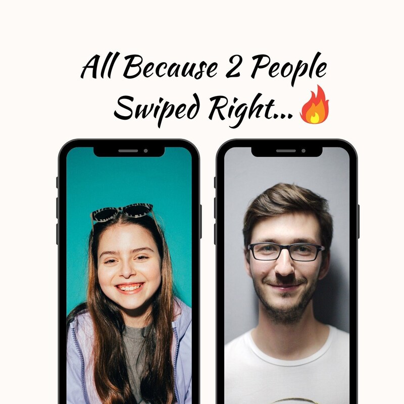 Tinder Wedding Invitation - Etsy