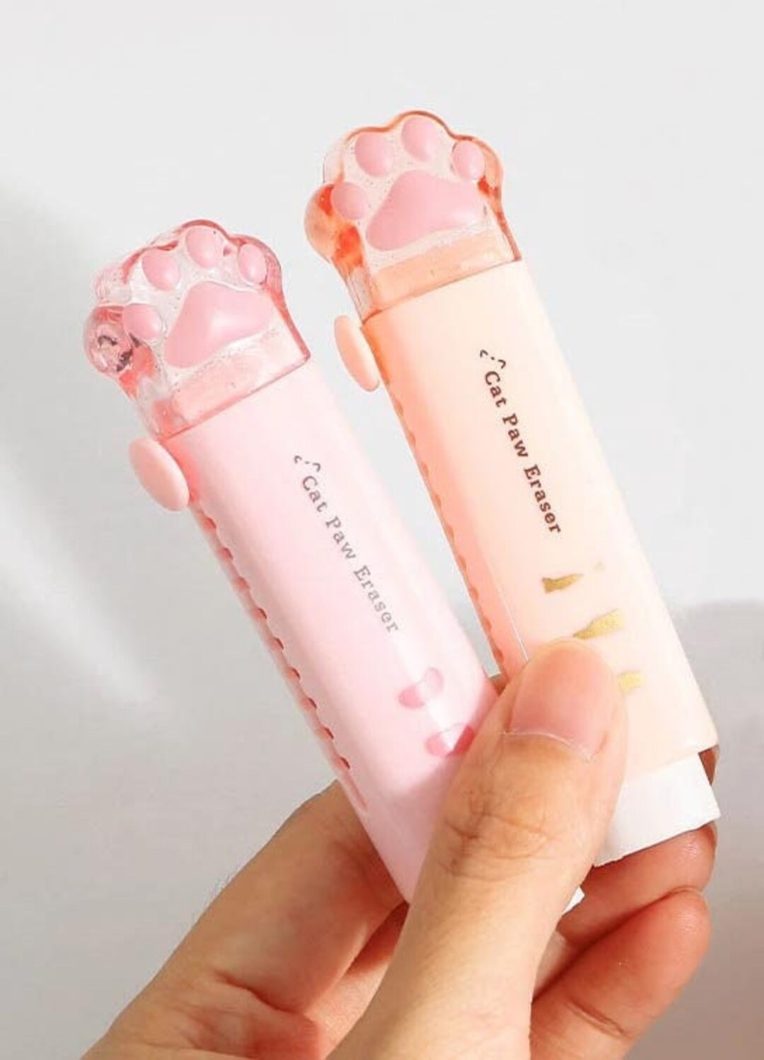 Cute Pink Eraser Kawaii Cat Paw Rubber Girls Back to School - Etsy UK