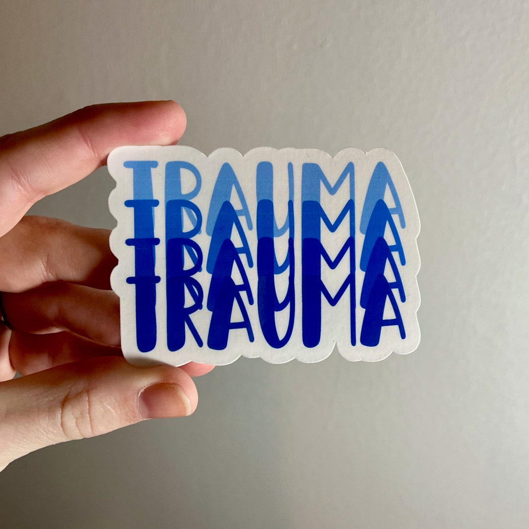 Trauma Nurse Sticker, Nurse Sticker, Trauma Sticker, Healthcare Sticker ...