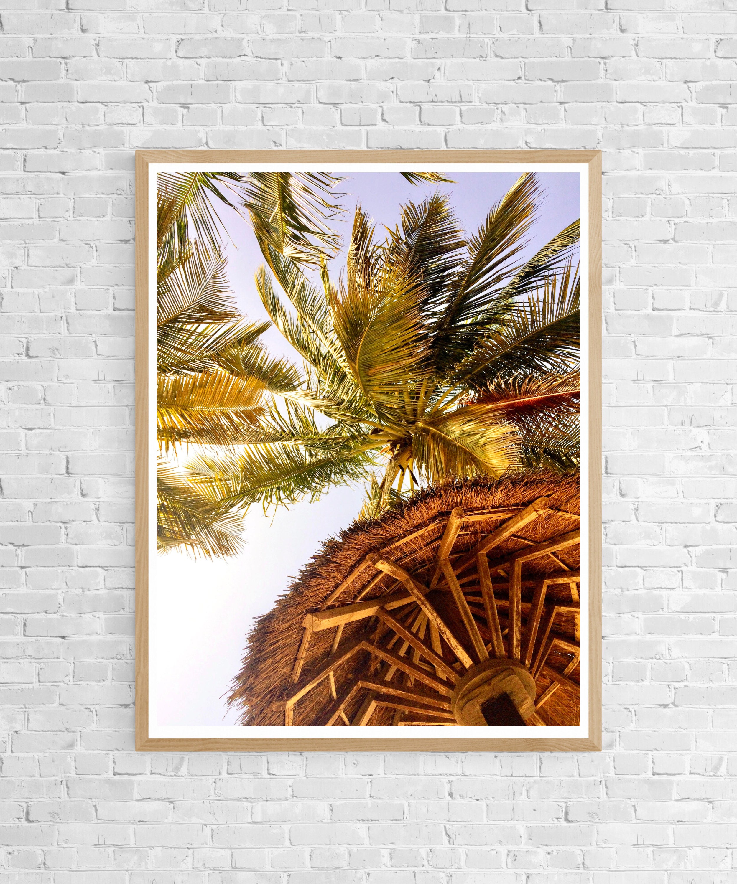 Tropical Palm Tree Travel Poster; Available in Multiple Sizes; Perfect ...