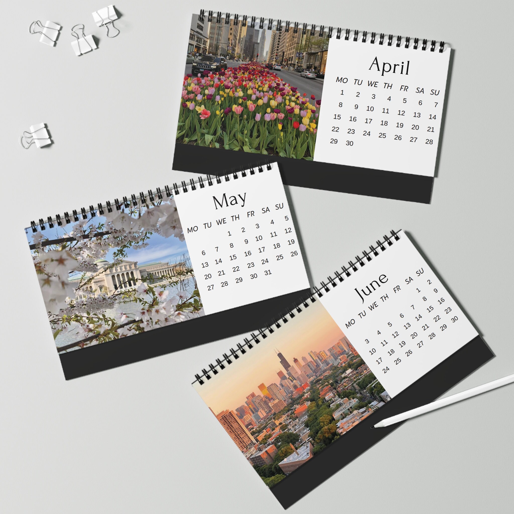 2024 Chicago Desk Calendar; 2024 Chicago Calendar; Chicago Calendar ...