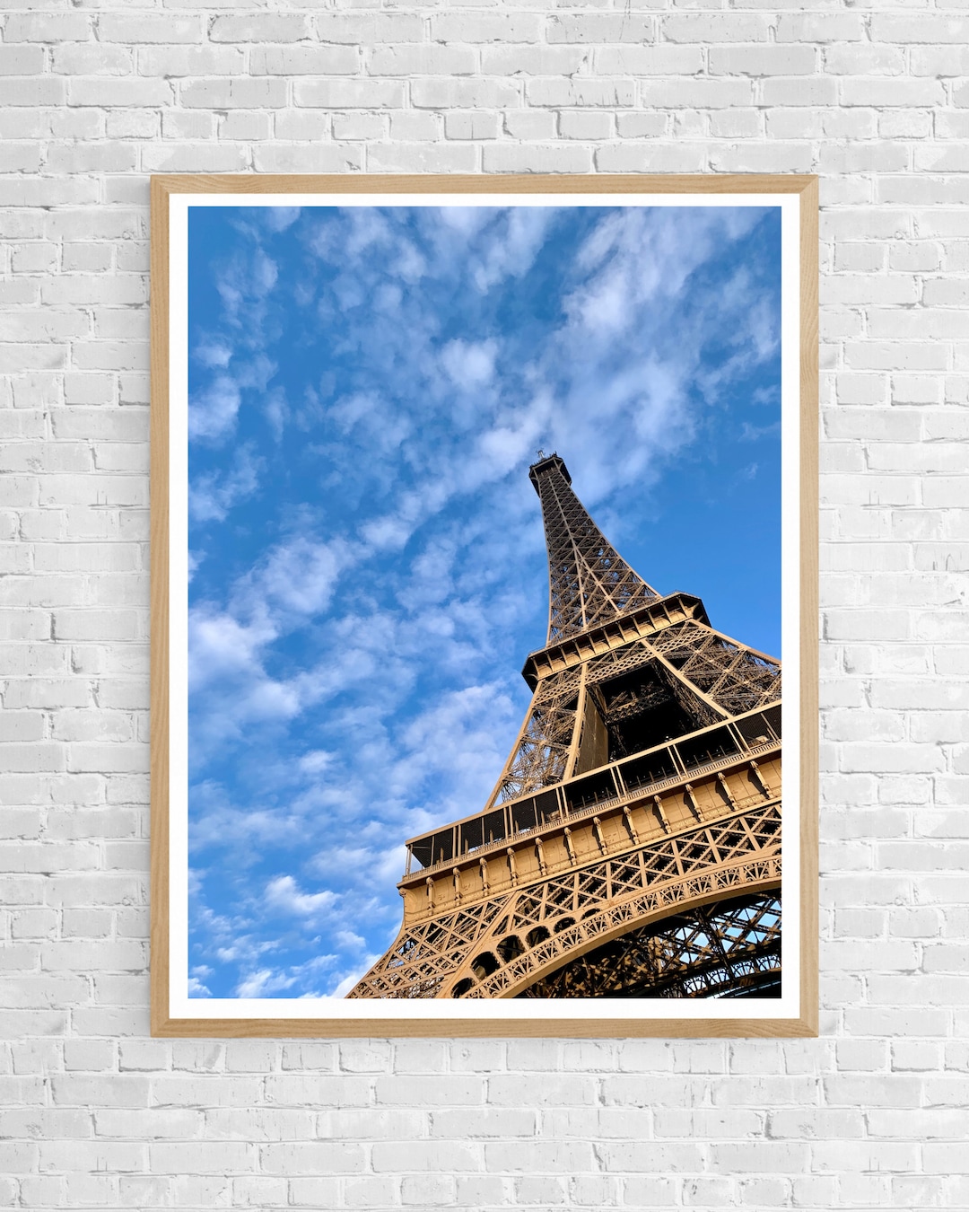 Paris, France Travel Poster; Eiffel Tower Poster, Eiffel Tower Wall Art ...