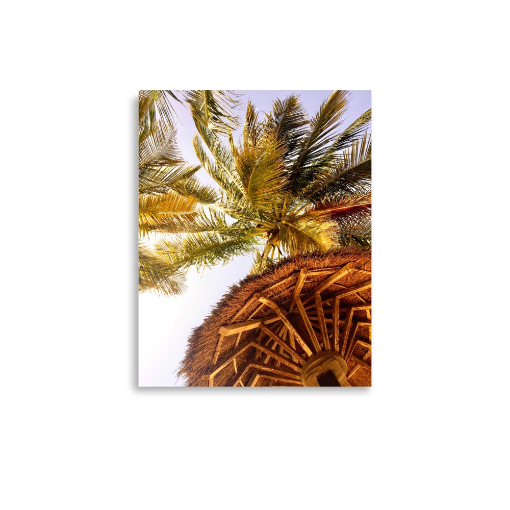 Tropical Palm Tree Travel Poster; Available in Multiple Sizes; Perfect ...