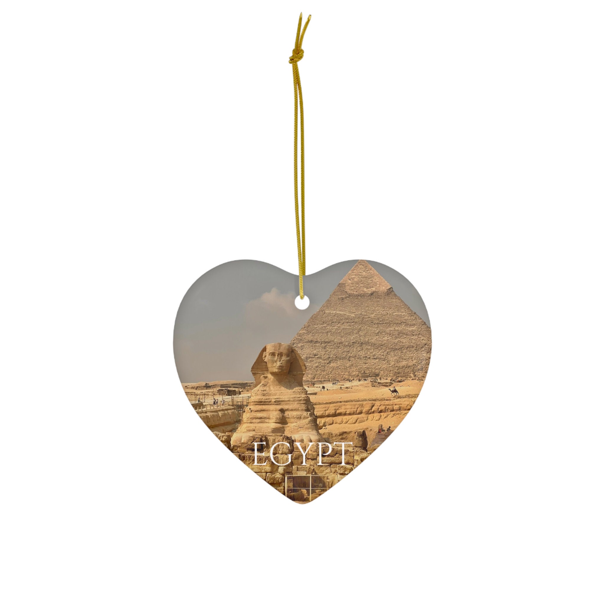 Great Pyramids of Egypt & Great Sphinx of Giza Christmas Ornament 4 ...